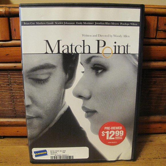 Dreamworks | Media | Match Point Dvd And Case Widescreen Edition | Poshmark